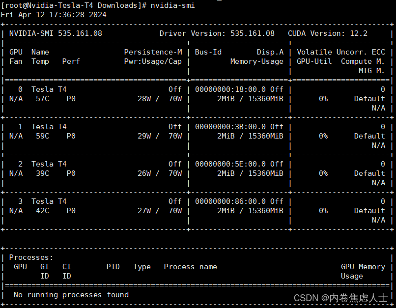 T4 算力卡安装驱动 | 拾柒月